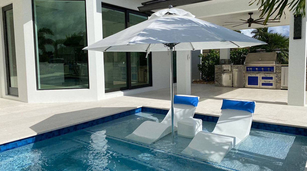 In Pool Chaise Lounger | Aqua Chair - Aqua Outdoors