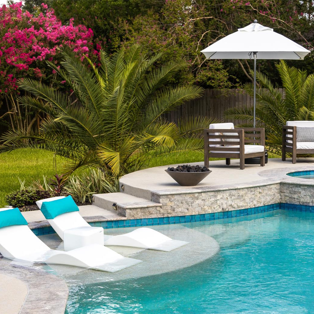 Affordable In-Pool Umbrella - Aqua Outdoors