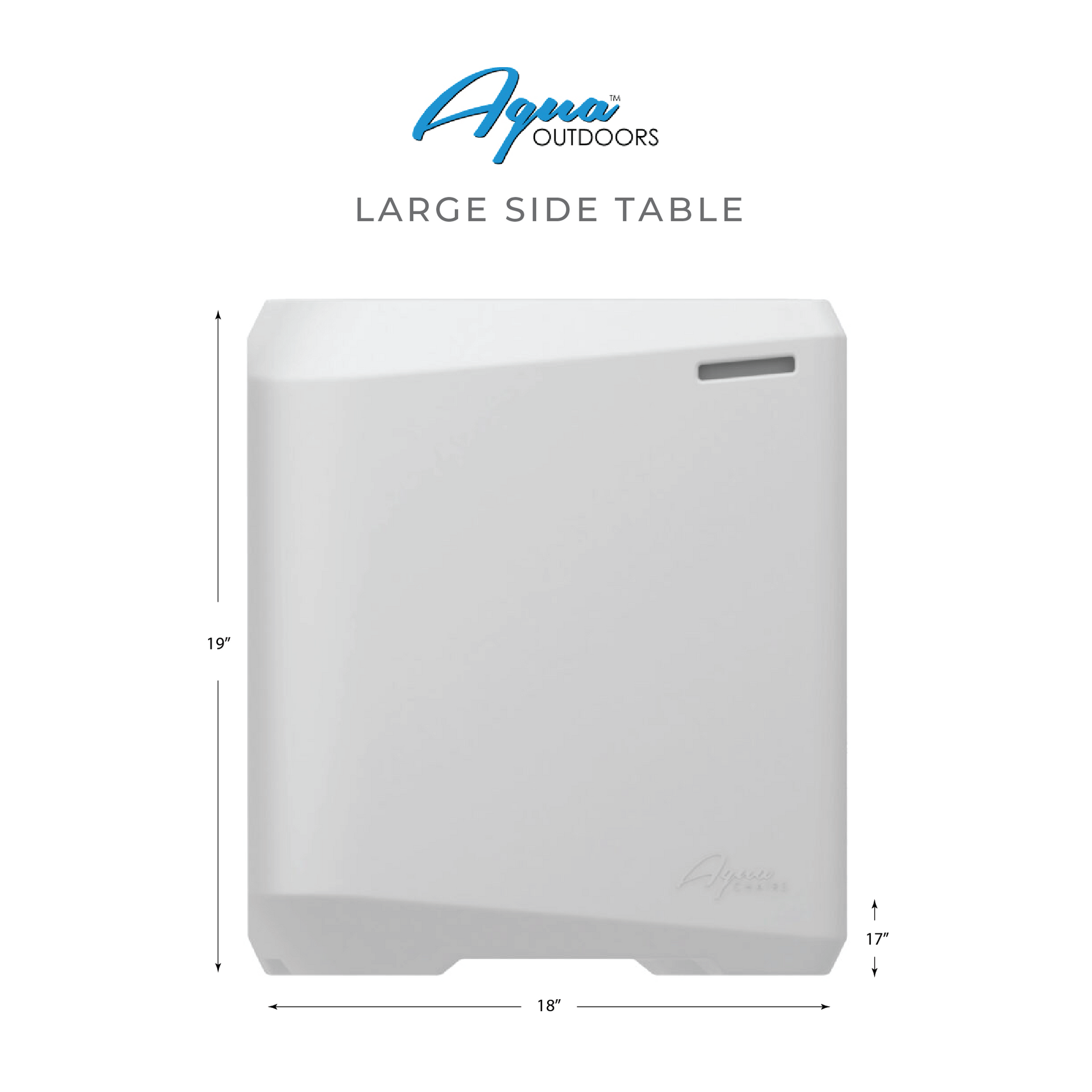 Affordable In-Pool Side Table - Aqua Outdoors